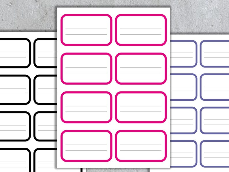 Name Tag Template, Editable Name Tag Template, Printable Name Tag ...