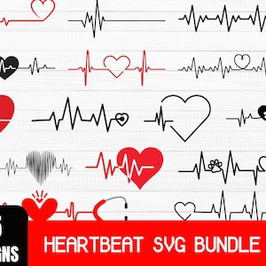 Heartbeat Svg With a Date, Heartbeat Svg, Heartbeat Svg Stethoscope ...