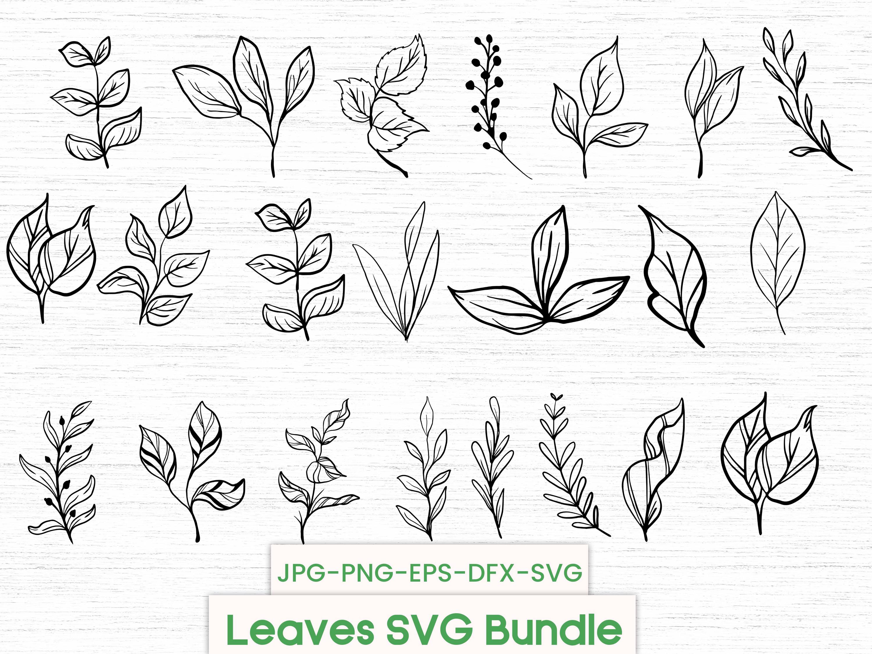 Leaf SVG Bundle,paper Flower Leaves Svg,leaf Svg,leaves for Rolled ...
