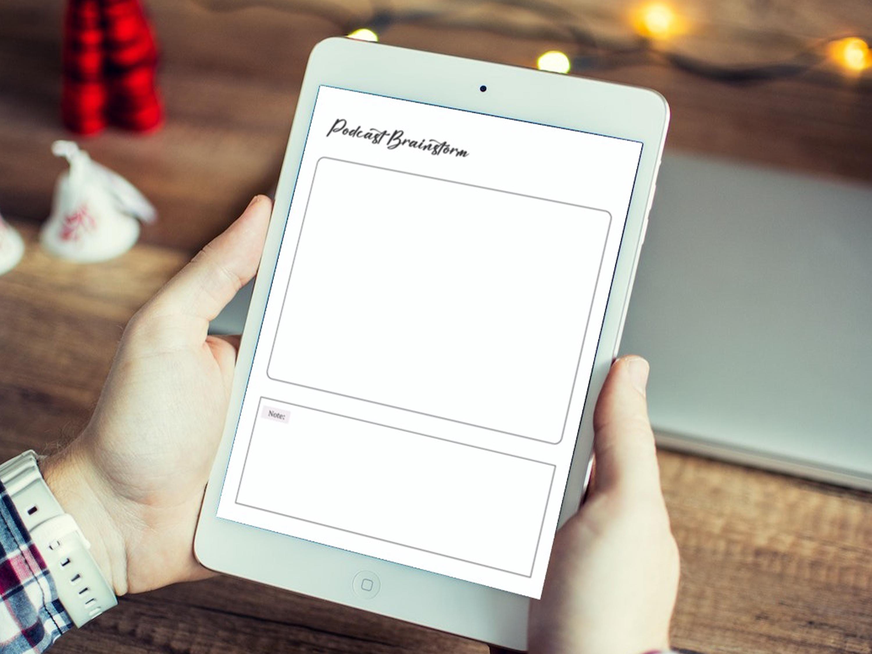 Podcast Planner, Printable Podcast Planner, Podcast Episode Tracker ...