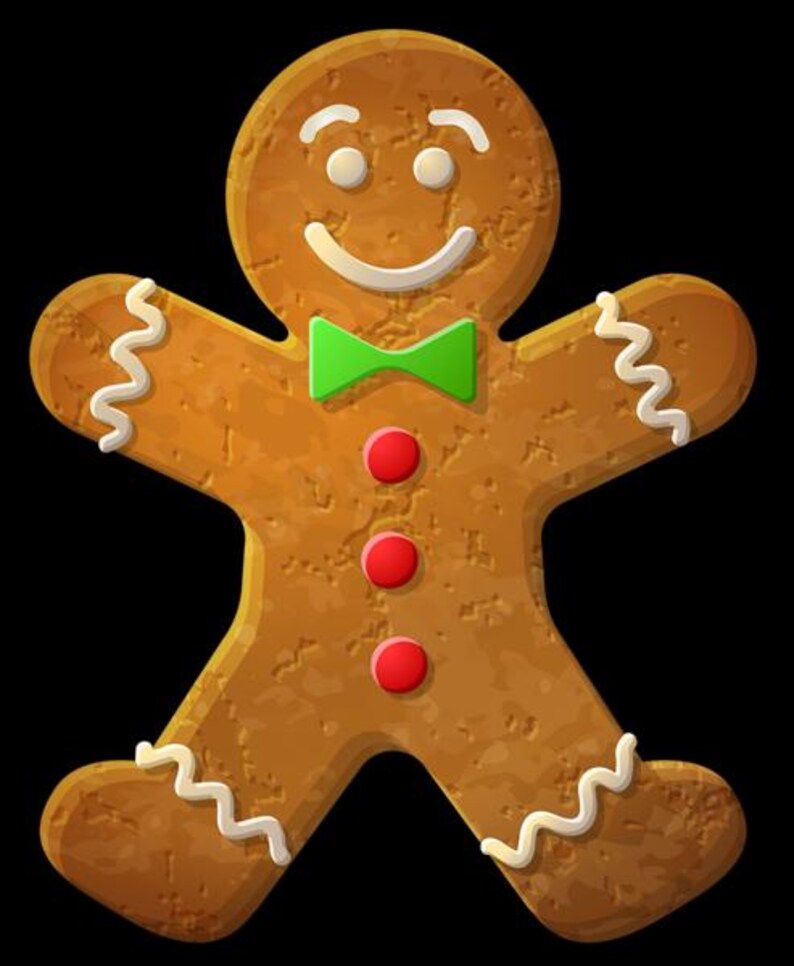 Gingerbread Man Png Bundle,gingerbread Png Designs,winter Png,holiday ...