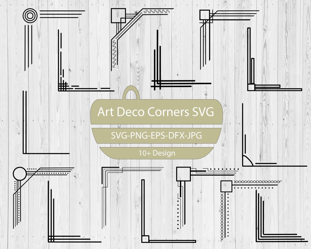 Corner SVG Bundle, Decorative Corners Svg, Ornamental Corner Svg ...