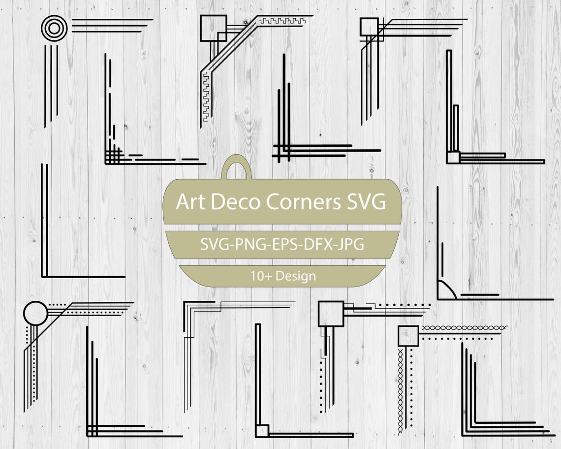 Corner SVG Bundle, Decorative Corners Svg, Ornamental Corner Svg ...