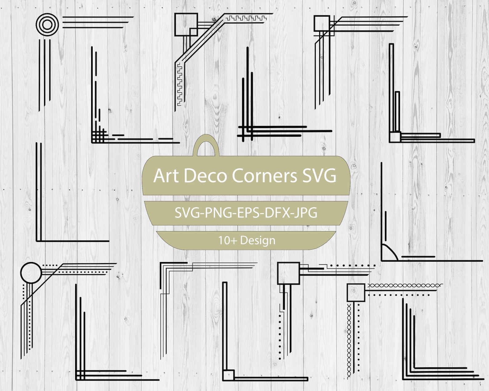Corner SVG Bundle, Decorative Corners Svg, Ornamental Corner Svg ...