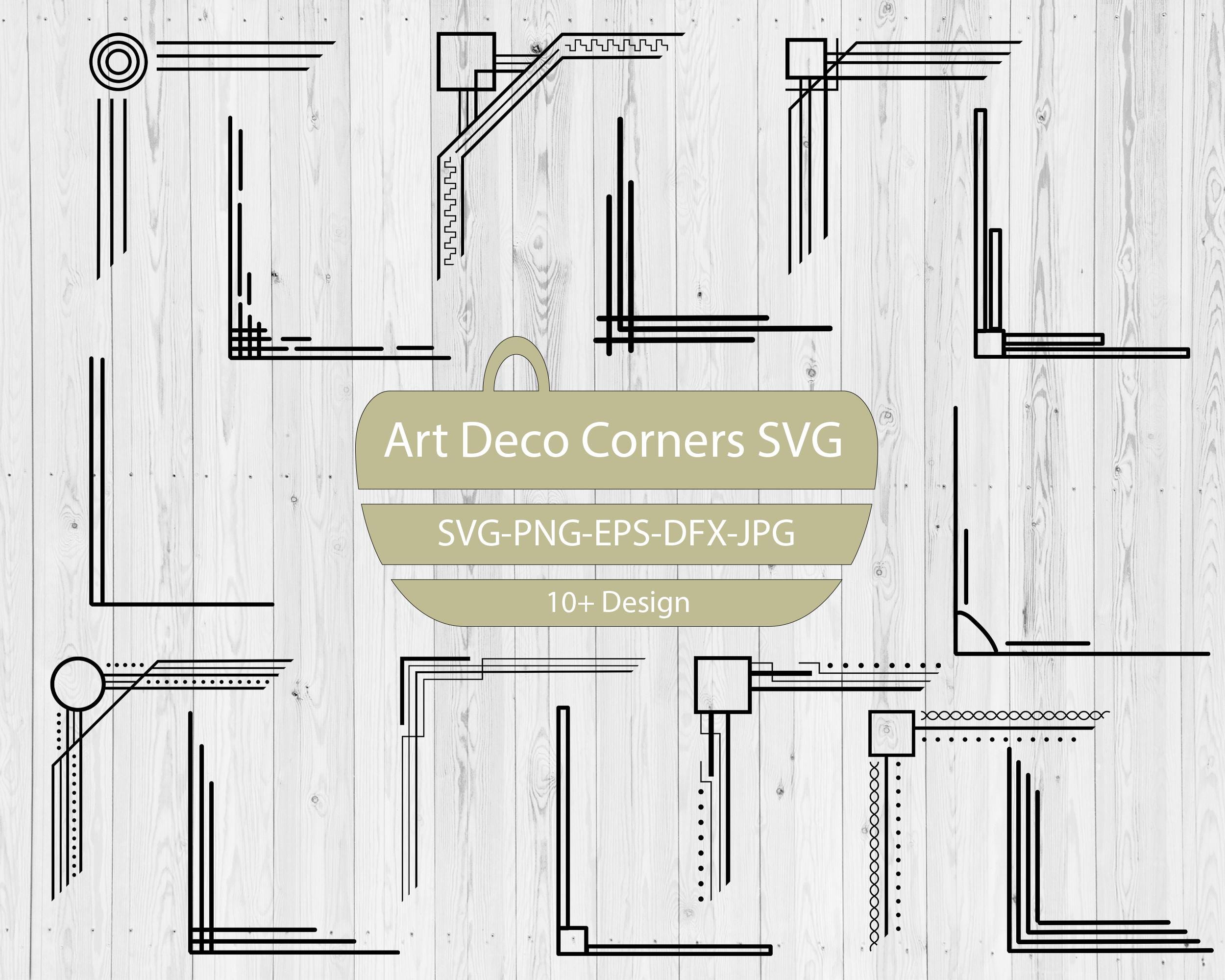Corner SVG Bundle, Decorative Corners Svg, Ornamental Corner Svg ...