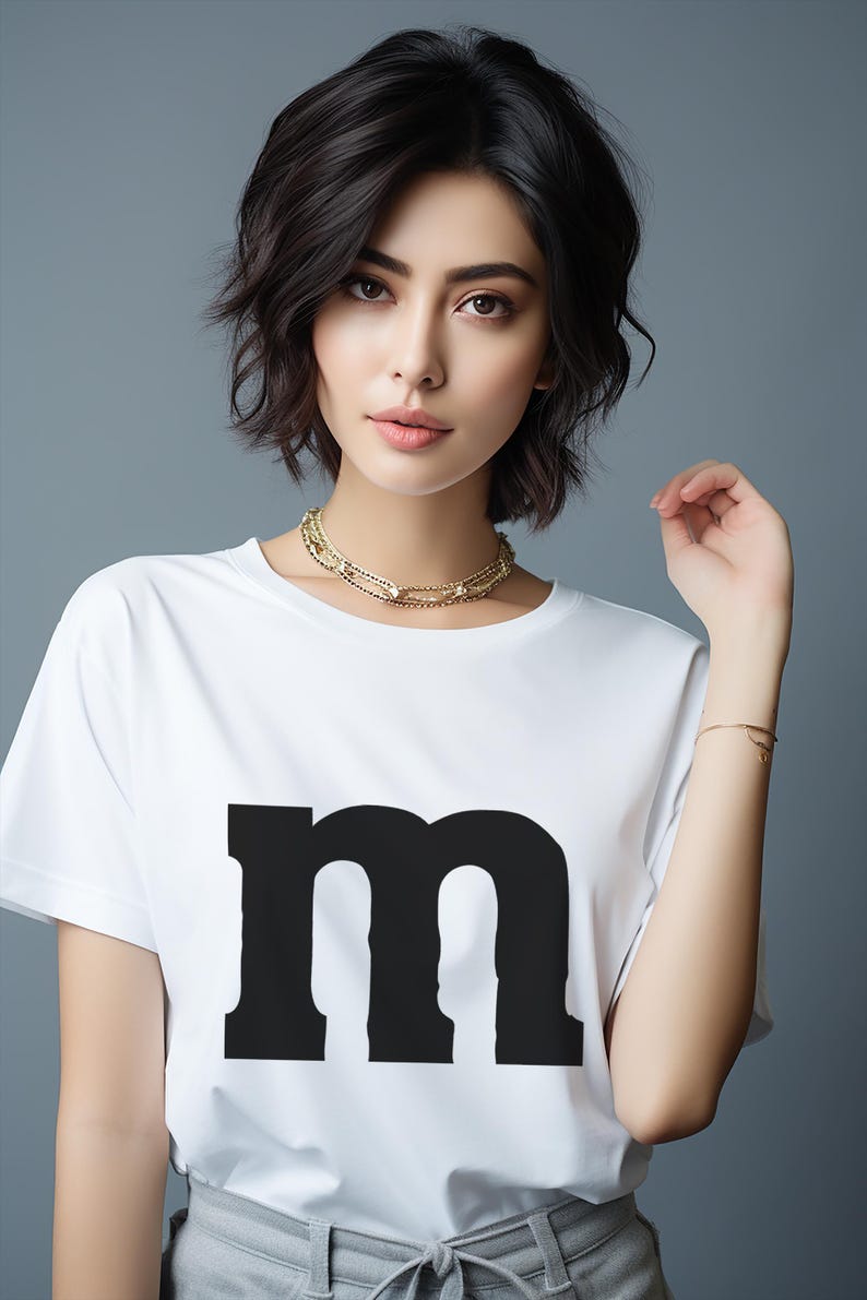 Letra m Disfraz Svg, Letra m Svg, Disfraz de Halloween Svg, Diseño de ...