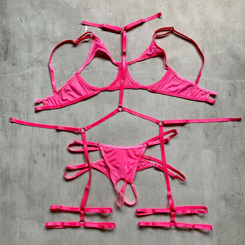 Open Lingerie Set - Etsy