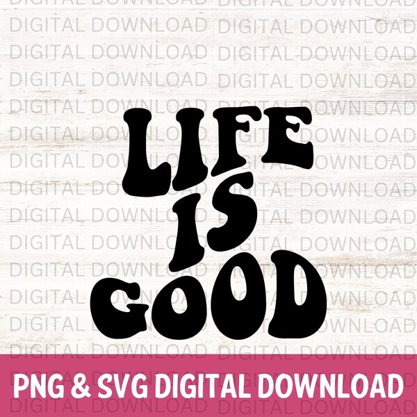 Life is Good Svg - Etsy