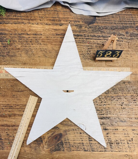 Wooden star plaque store