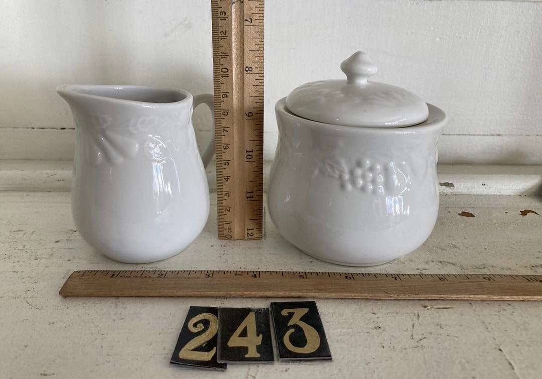 243 Vintage Creamer and Sugar Bowl Gibson China - Etsy