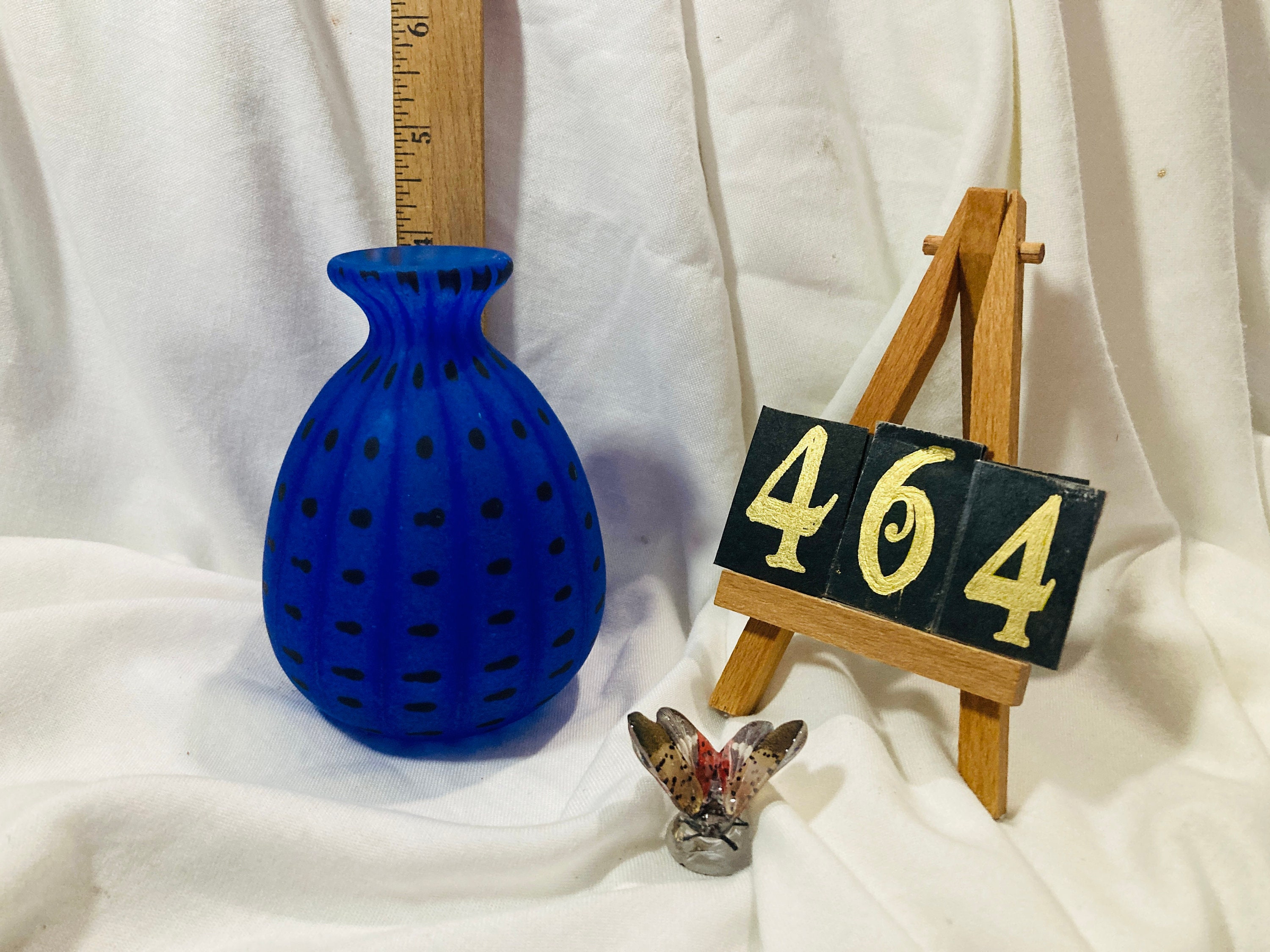 464 Royal Limited Crystal Vase Art Glass Cobalt Blue Slight - Etsy