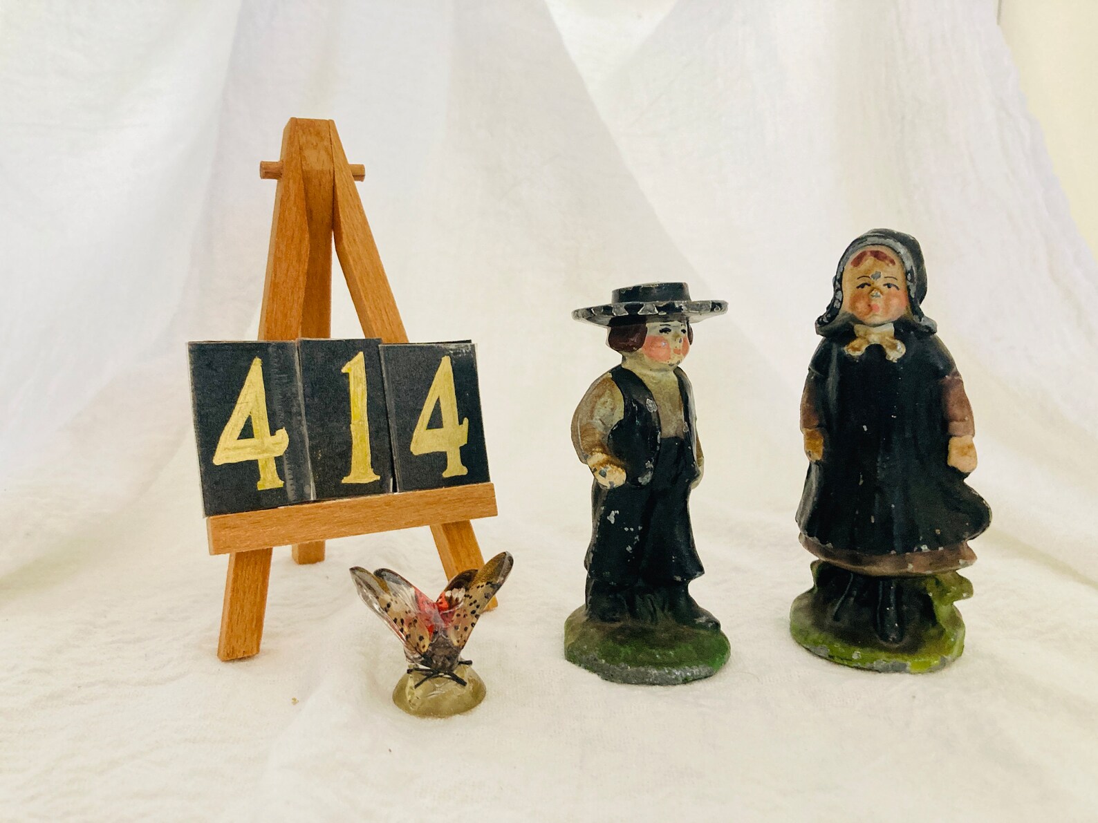 414 Antique Folk Art Amish Children Rare Cast Iron Amish Man - Etsy