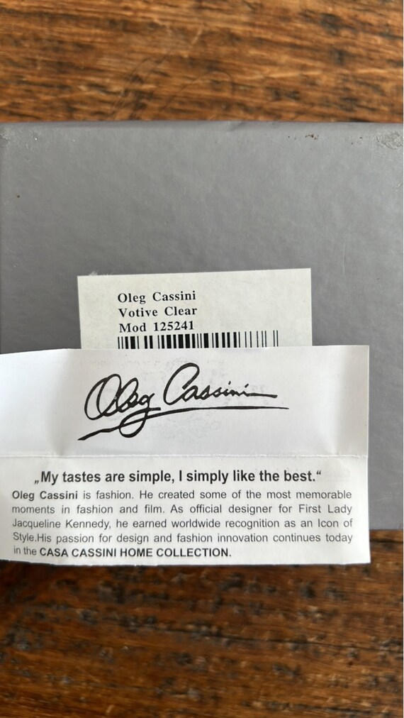 Casa Cassini Home Collection Crystal