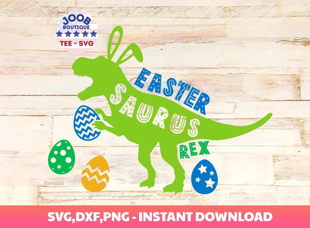 T-rex Easter Svg,bunny Saurus Svg, Easter Dinosaur Svg,t-rex Bunny Svg ...