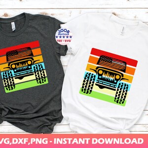 American Offroad Svg, Offroad Forest Svg, USA Flag, US Offroad, 4WD ...