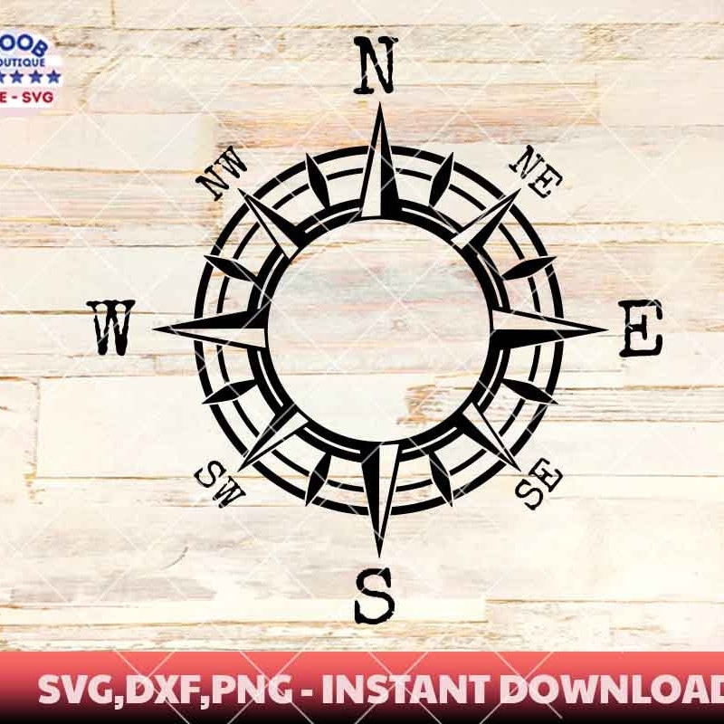 Compass Svg - Etsy