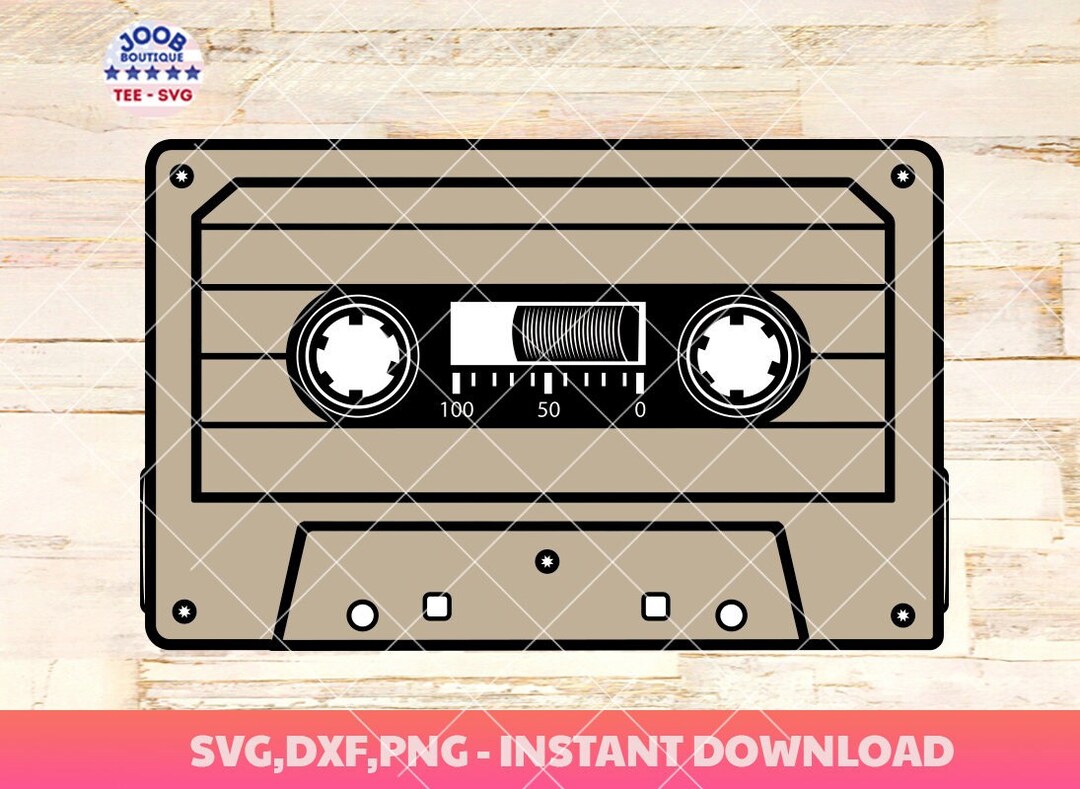 Cassette Tape Svg, Cassette Svg, Audio Cassette Svg,vintage Svg,music ...