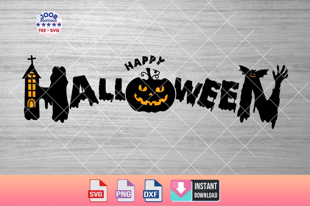 Happy Halloween Pumpkin Svg, Halloween Pumpkin Svg,funny Halloween ...