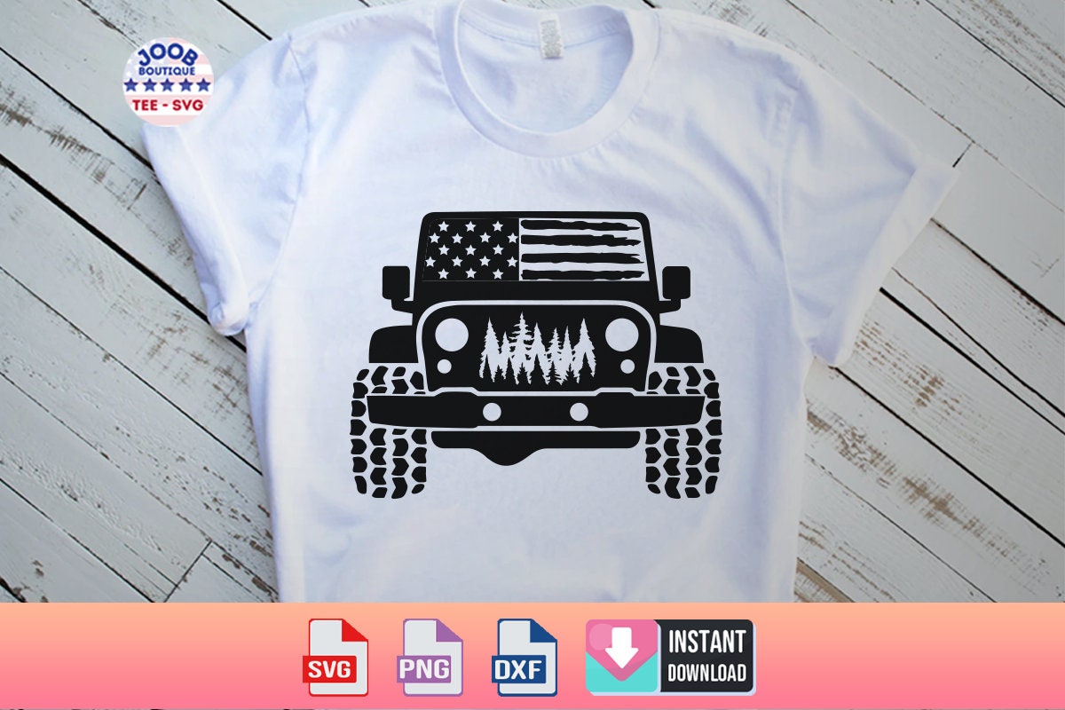 US Flag Offroad Svg,american Offroad,offroad Forest Svg,usa Flag Png ...
