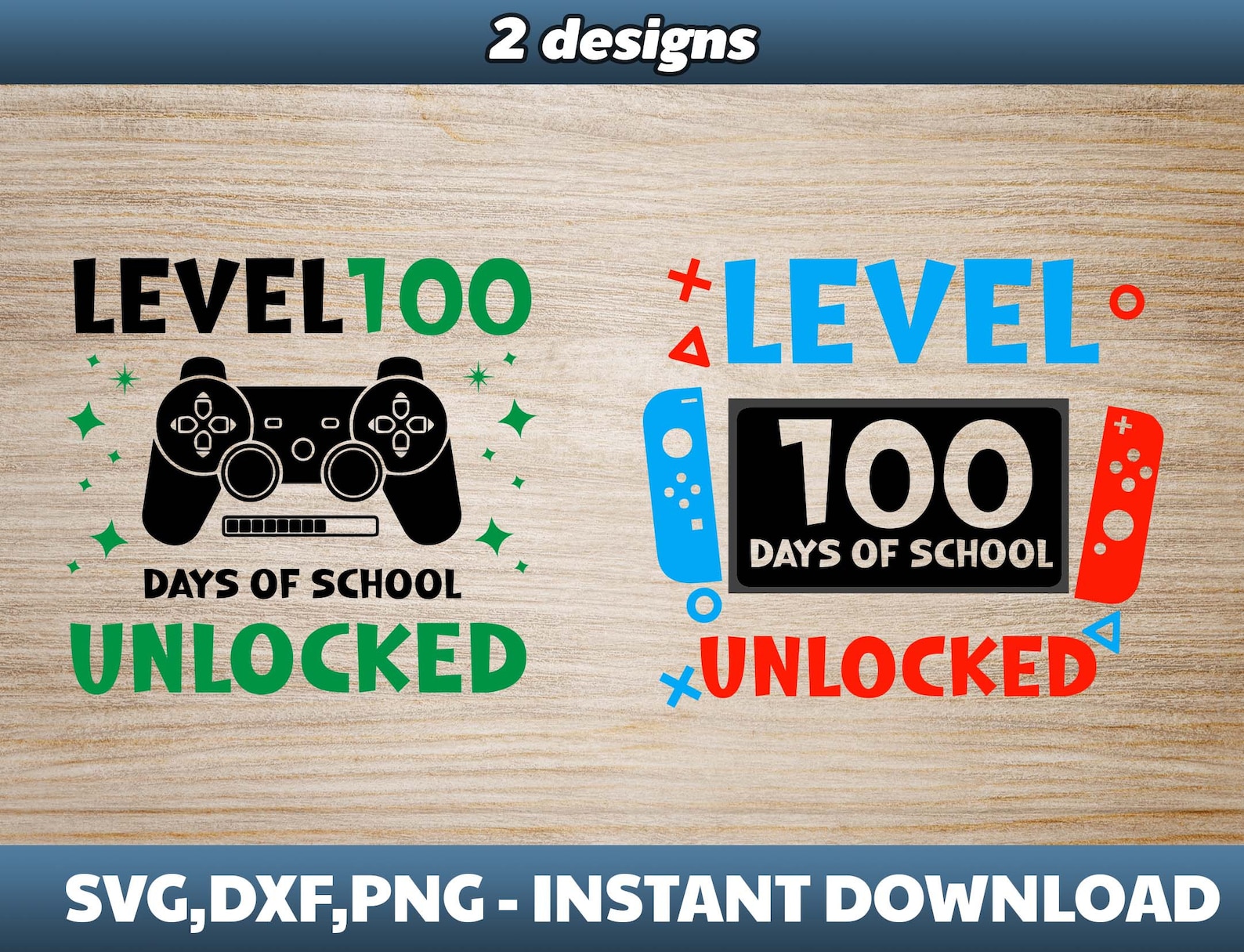 Level 100 Days of School Unlocked Svg100 Days Level Complete - Etsy
