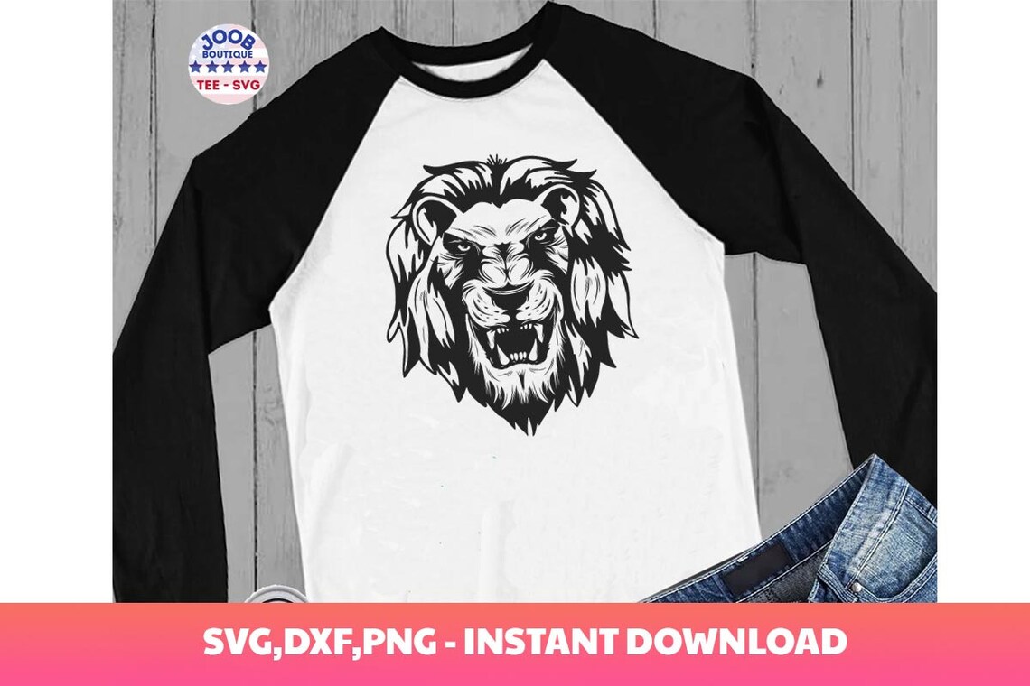 Lion Head SVG Lion Vector Svg Silhouette Lion Clipartlion | Etsy