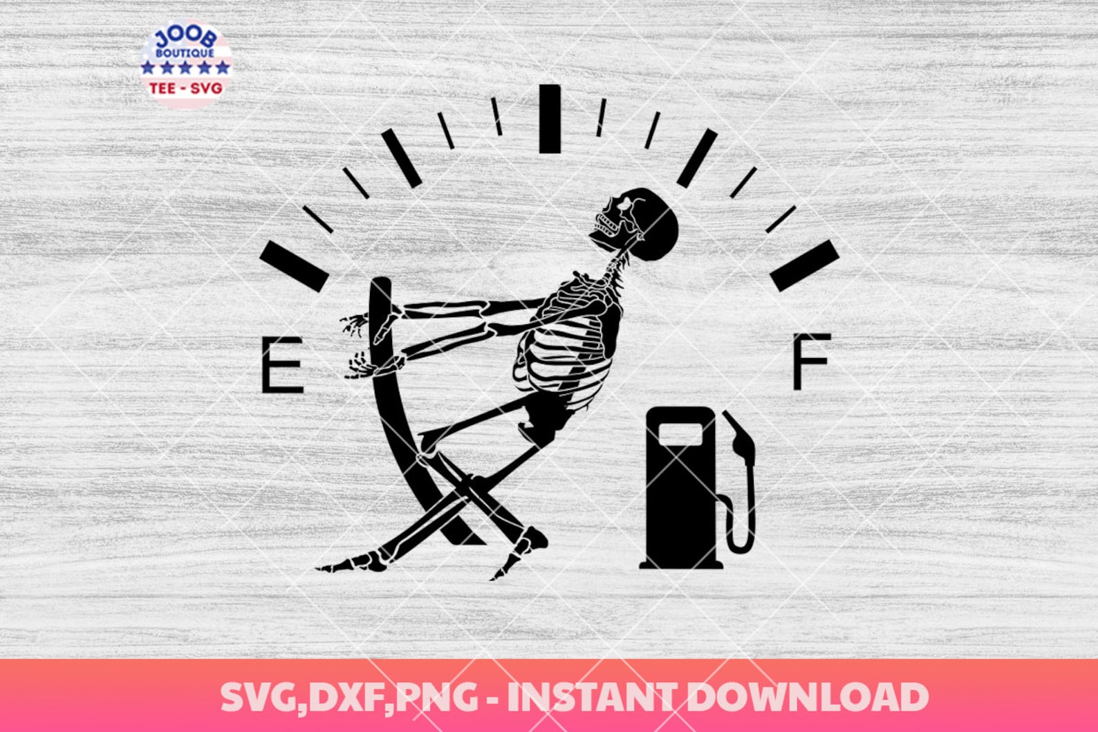Skelton Gas Tank Decal Svg, Gas Tank Svg, Funny Gas Tank Empty Gas Tank ...