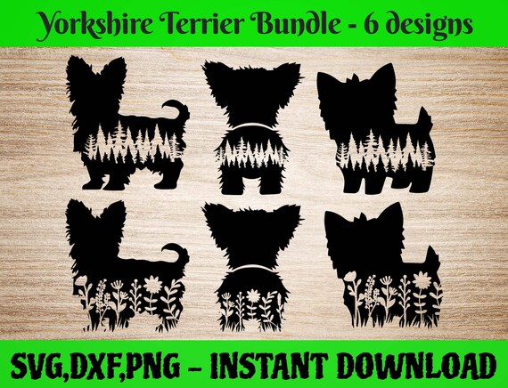 Yorkshire Terrier SVG Yorkie Dog Mandala Zentangle Svg | Etsy