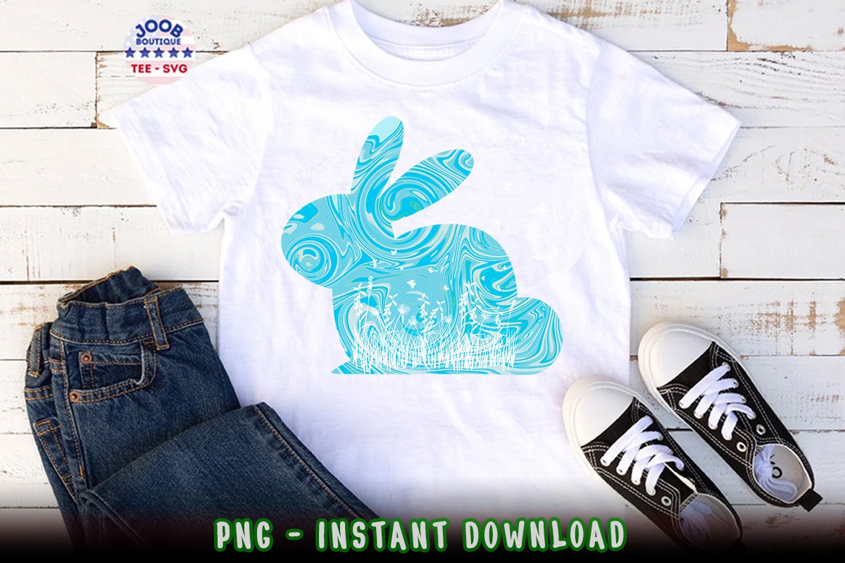 Floral Rabbit PNG Wildflowers Png Floral Bunny Rabbit Png - Etsy