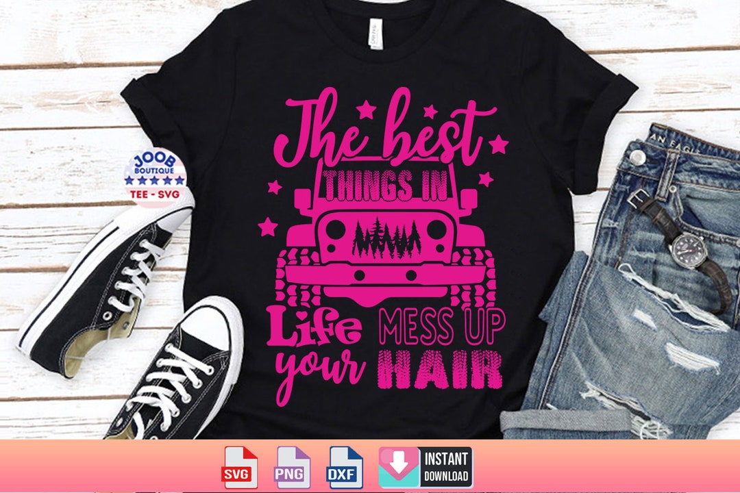 The Best Things in Life Mess up Your Hair Svg Png,wheeling ATV off Road ...