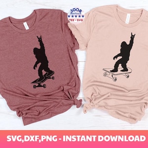 Bigfoot on Skateboard Digital File,bigfoot Svg,bigfoot Png,skateboard ...
