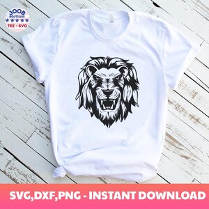 Lion Head SVG, Lion Vector Svg, Silhouette Lion Clipart,lion King,lion ...