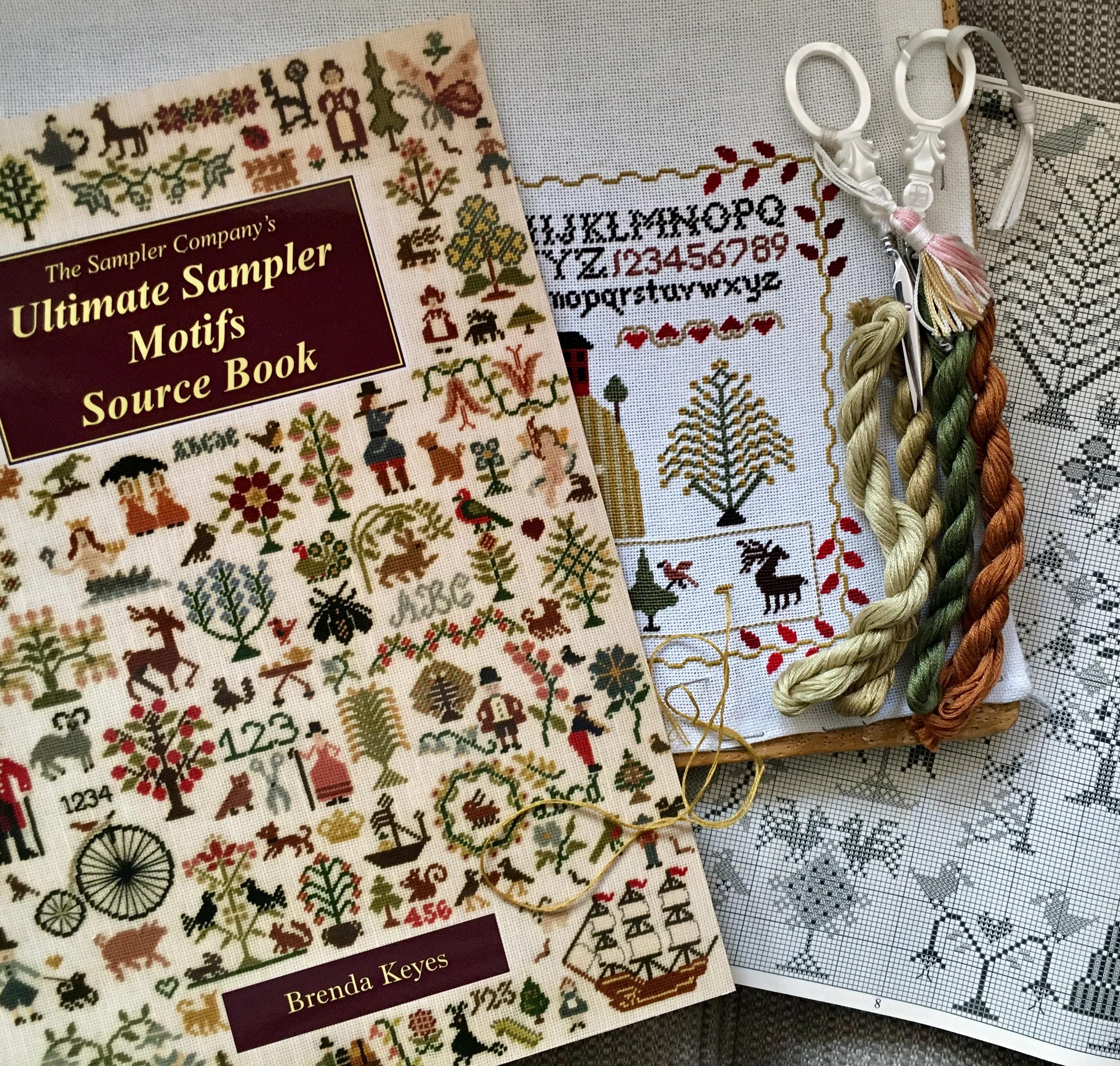 Traditional Samplers Motifs Book - Etsy