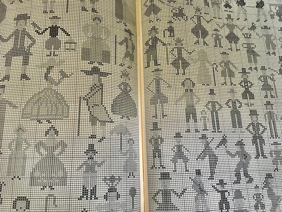 Traditional Samplers Motifs Book - Etsy