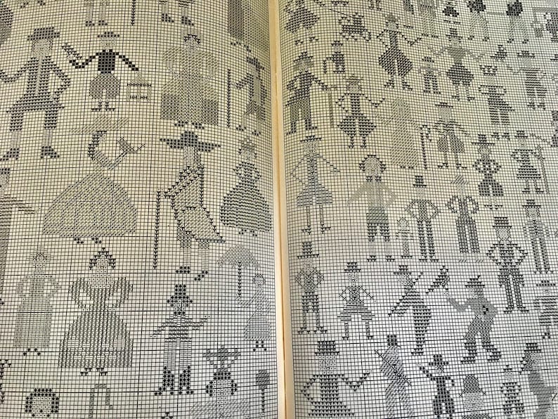 Traditional Samplers Motifs Book - Etsy