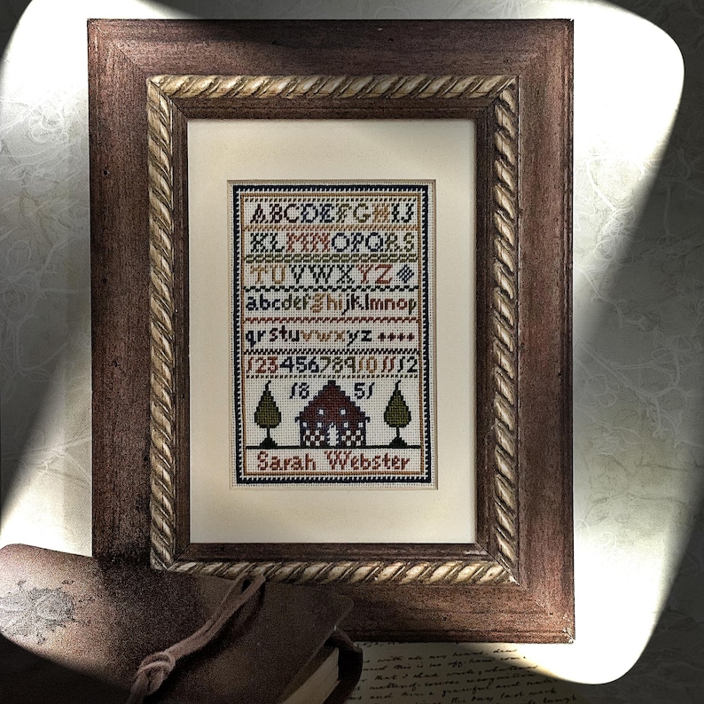 Sarah Webster Sampler. Cross Stitch Chart. the Sampler Company. Brenda ...