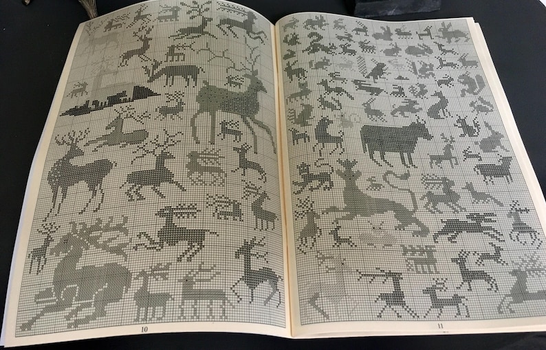 Traditional Samplers Motifs Book - Etsy