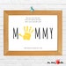 Handprint Art Craft for Dad Daddy Grandpa Fathers Day Printable I Dig ...
