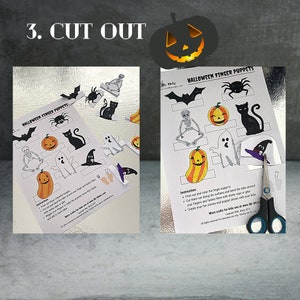 Kids Halloween Activity | Finger Puppets Montessori Toys | Halloween ...