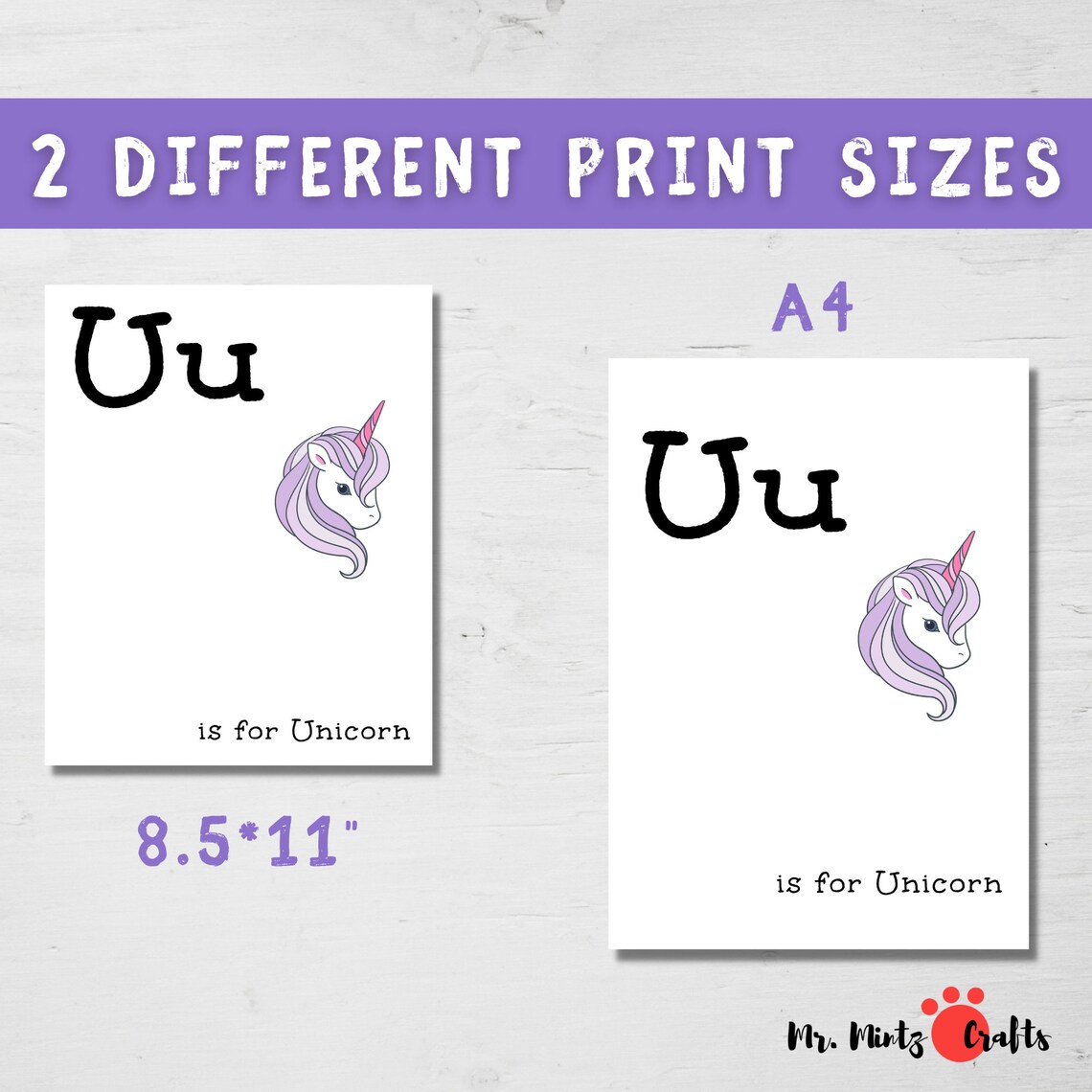 Alphabet Handprint Art Craft My Handprint ABC Alphabet Book - Etsy