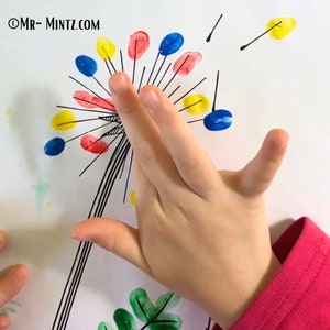 Teacher Appreciation Gift Handprint Fingerprint Art Craft Printable ...