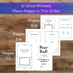 Fathers Day Book | Father's Day Gift From Kids Funny | I Love My Dad ...