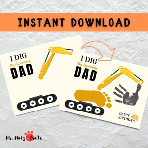 Birthday Gift for Dad From Son Kids Daughter | Construction Dad Gift ...