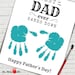 Fathers Day Gifts From Kids for Dad | Handprint Art Craft for Fathers ...