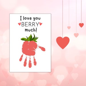 Valentines Handprint Art | Valentines Day Handprint Footprint Art Craft ...