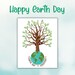 Earth Day Handprint Craft Earth Day Printable Kids Earth Day Activities ...