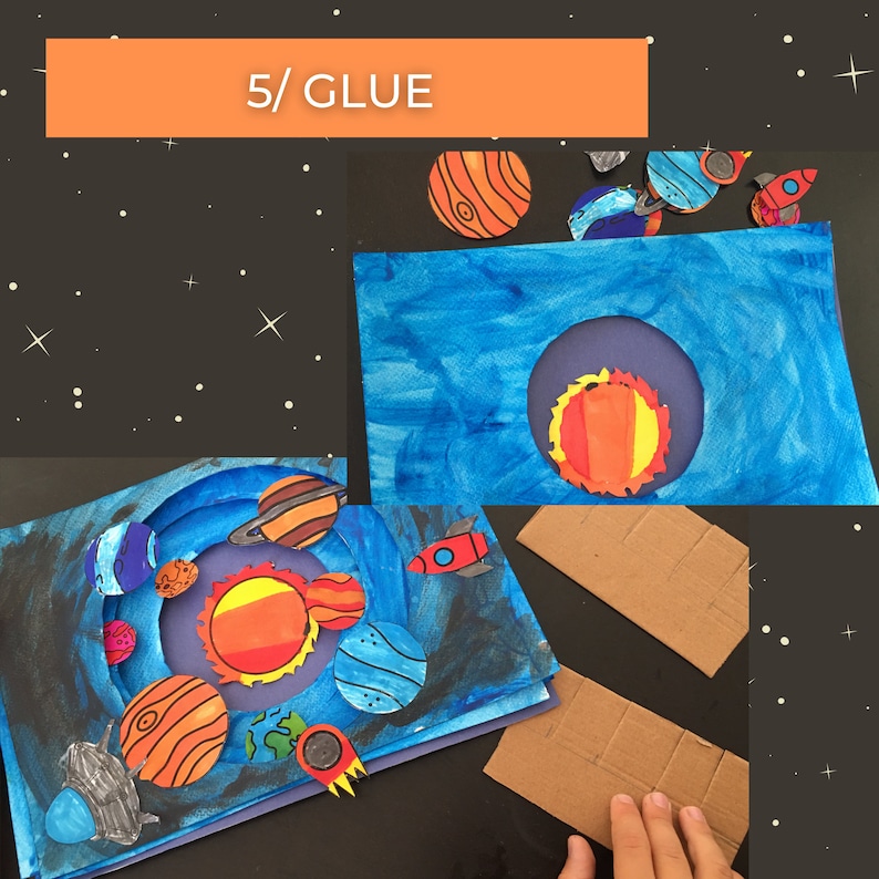 Solar System Model Planets Printable Solar System - Etsy