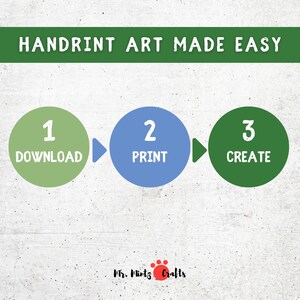 Earth Day Handprint Art Craft | Earth Day Printable for Kids | Earth ...
