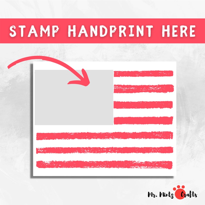 Handprint Art 4th of July | Independence Day Handprint Art Craft ...