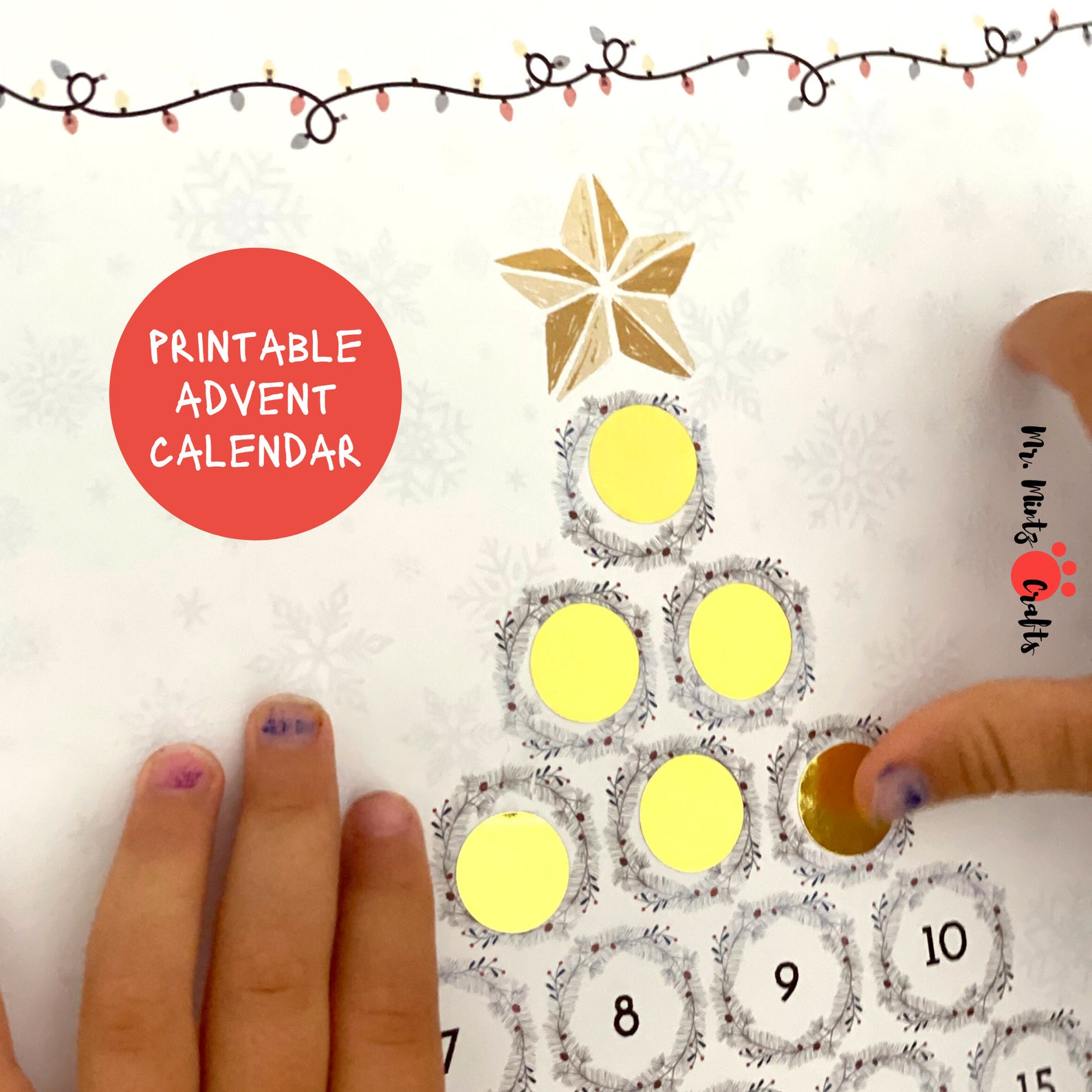 Christmas Countdown Crafts for Kids | Christmas Countdown Advent ...