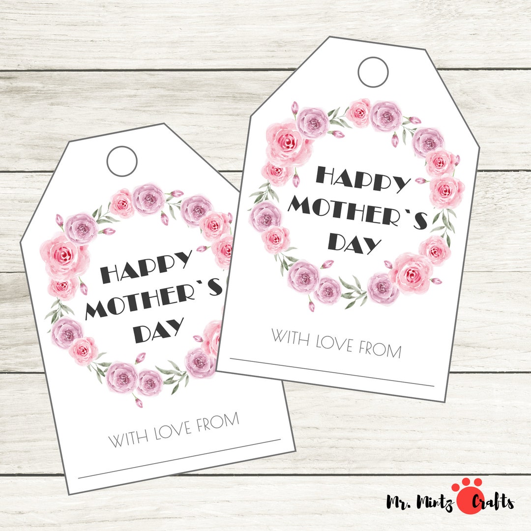 Mom Gift Tags | Mother's Day Gift Tags | Printable Mothers Day Treat ...